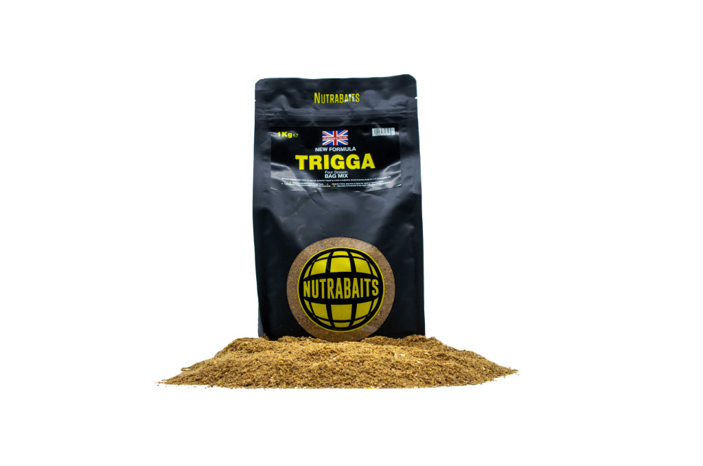 Nutrabaits - Trigga Active Bag Mix - Carp Bait - Boilies, Pop-Ups, Pellets